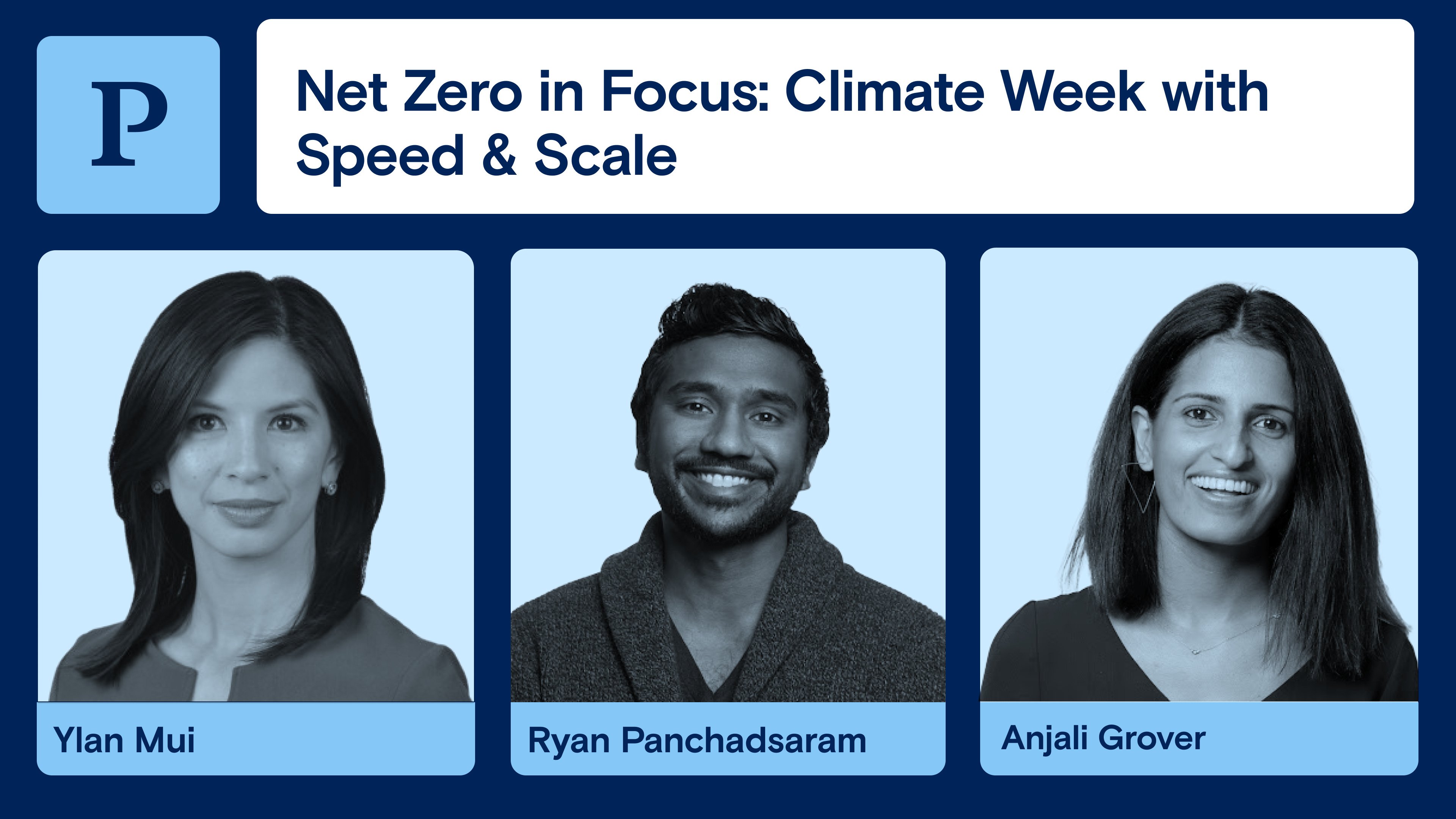 Net Zero in Focus: Climate Week with Speed & Scale